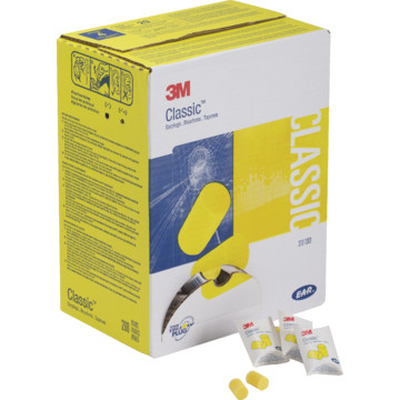 3M E-A-R Classic Earplugs, 29 Decibel, Package Of 200 Pair | HD Supply